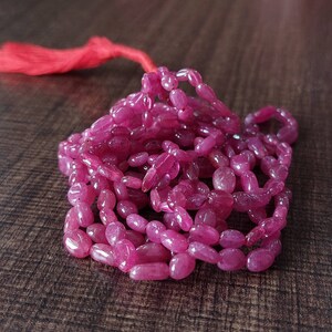 20 AAA Quality Extremely Beautiful Natural Ruby Oval Shape Beads ...