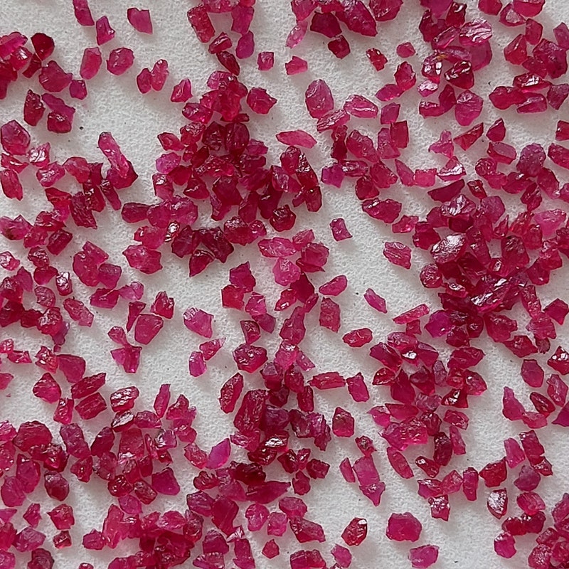 Ruby Stone Raw Small - Etsy UK