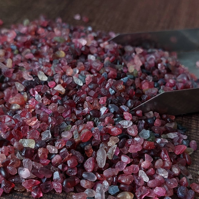 Attractive 100 Pieces Multi Spinel Rough/raw Spinel - Etsy