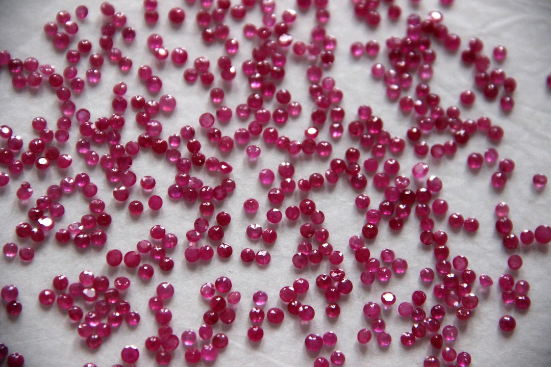 3 Mm Natural Burma Ruby , Ruby Cut Stone , Faceted Ruby Cut Stone ...