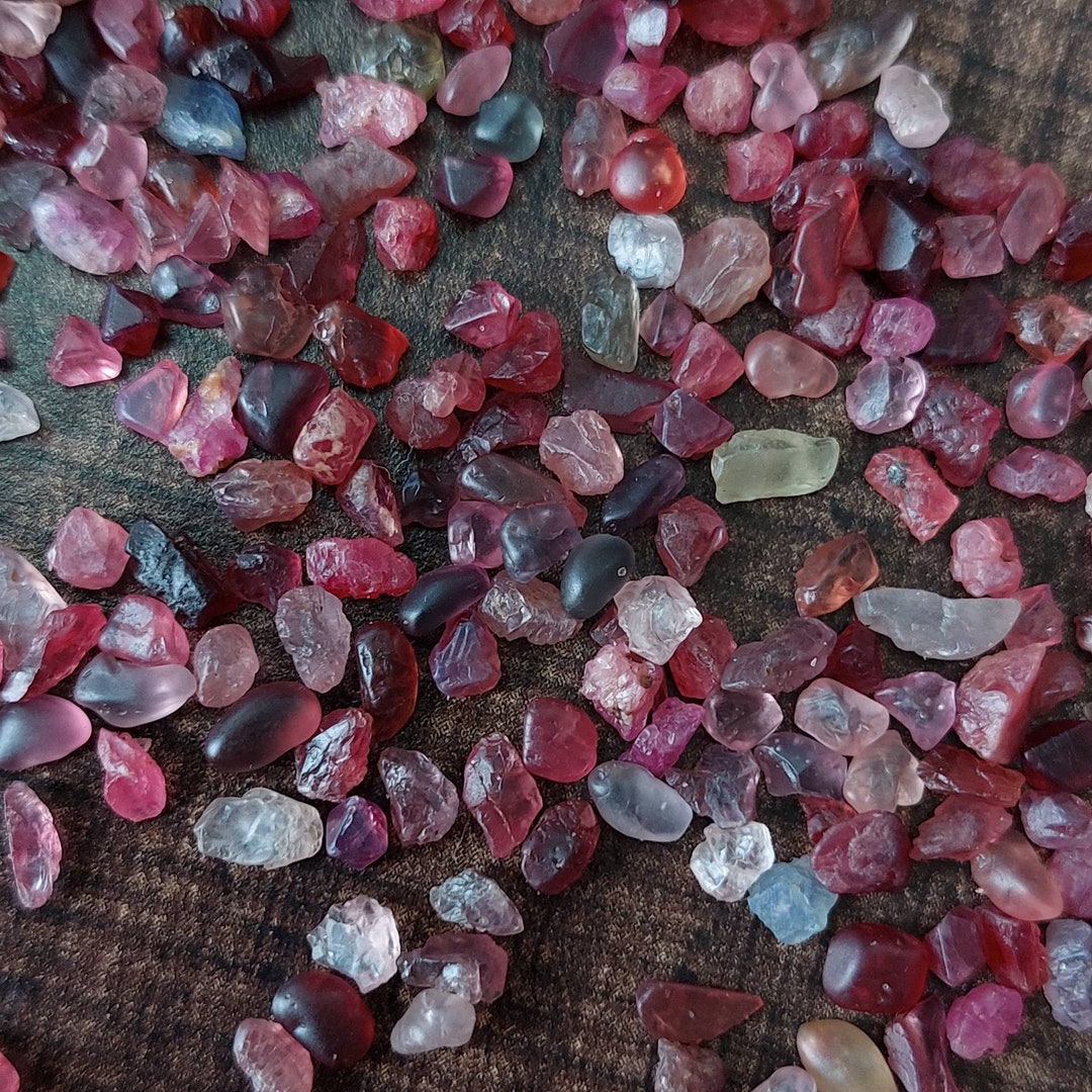 Attractive 100 Pieces Multi Spinel Rough/raw Spinel - Etsy