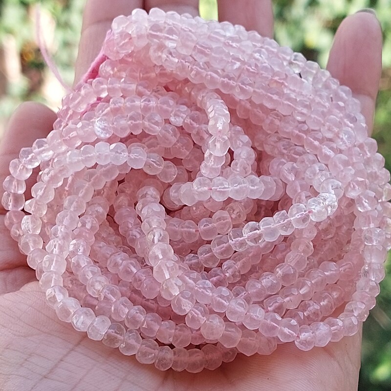 Faceted Rose Quartz - Etsy