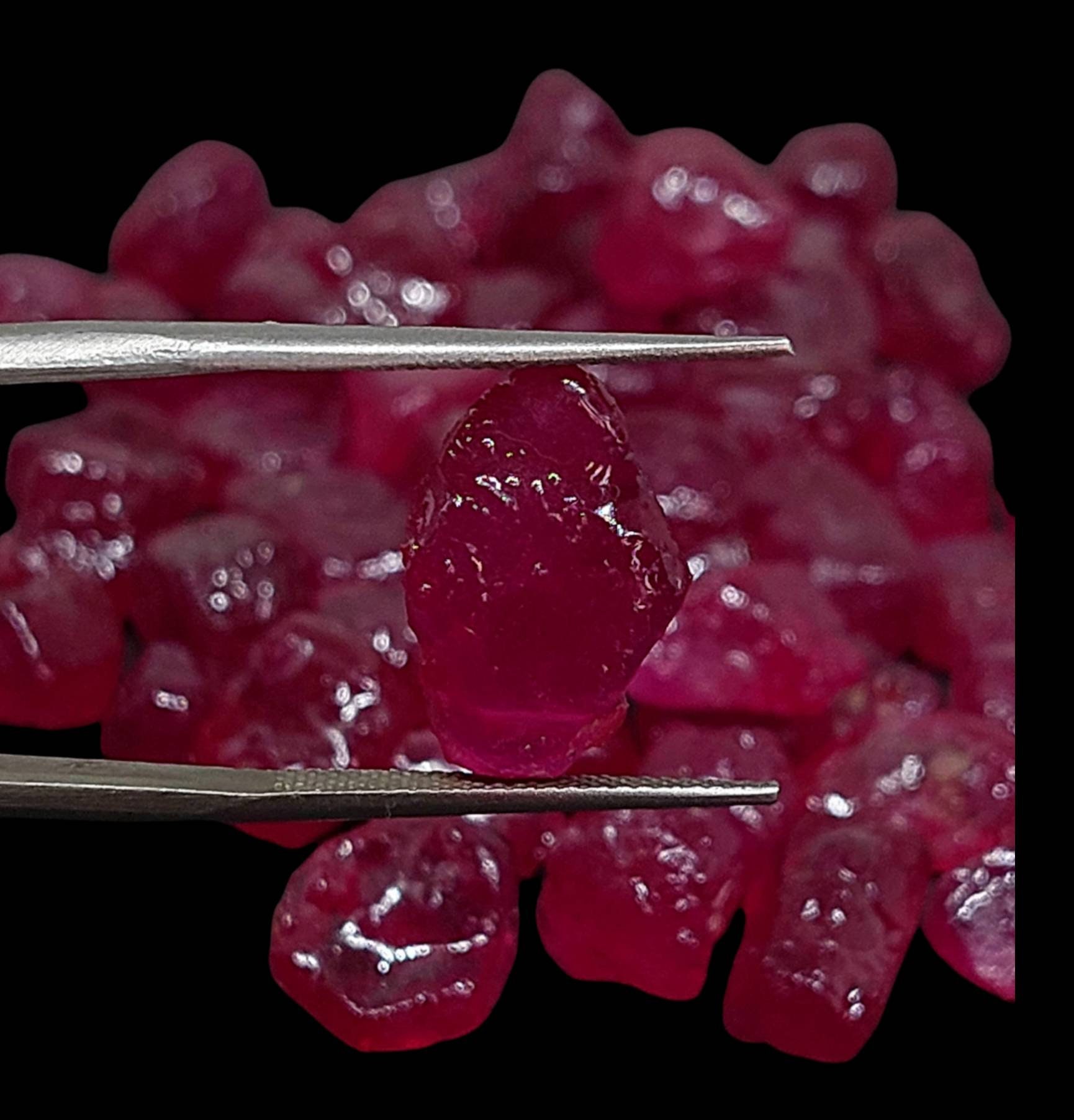 5 AAA Clean Ruby Rough Stones: Red Pink Gemstone (5-16mm) / 2004 - Etsy UK