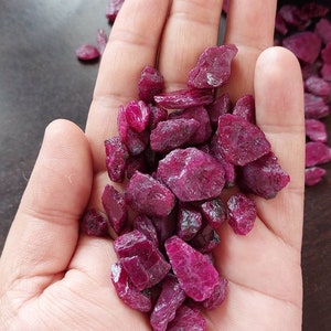 AAA+++ Large Natural Ruby Rough~ruby Gemstone ~ruby Raw~ Red Ruby ...