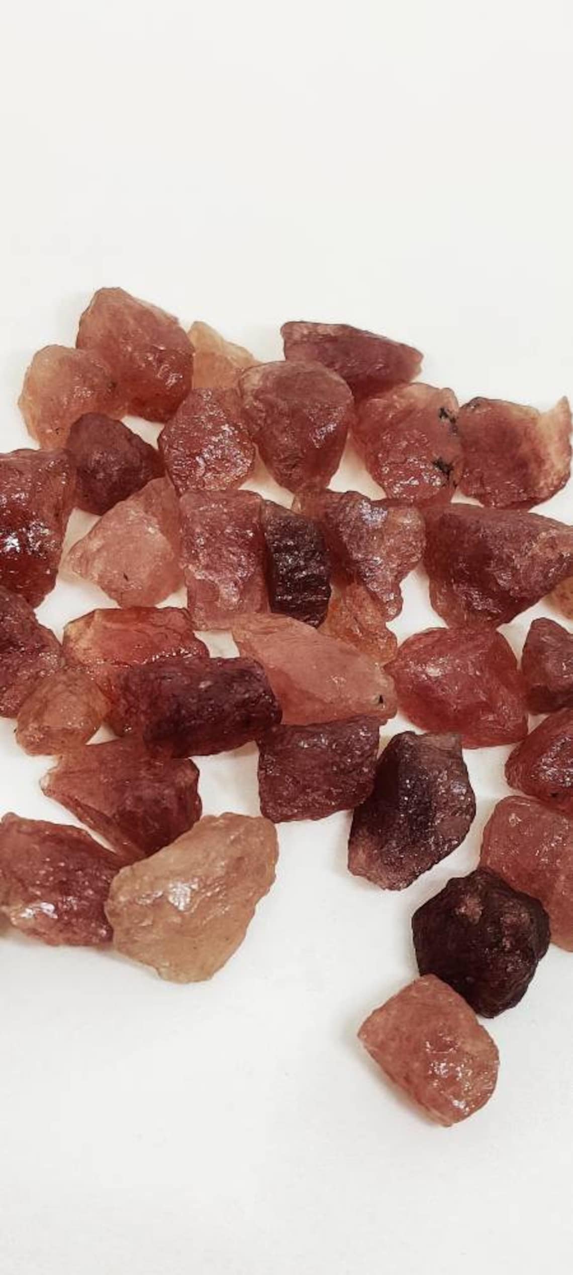 Extra Large Pink Strawberry Quartz Raw/strawberry Quartz - Etsy