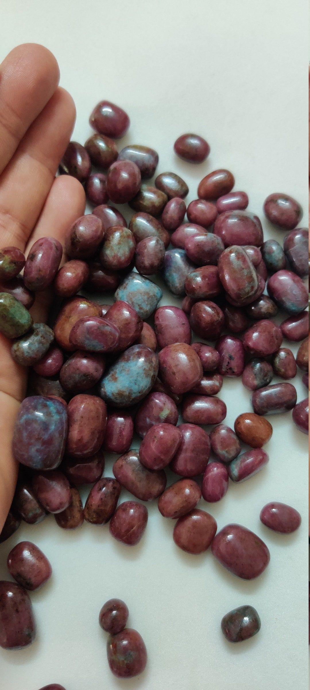 5 Pieces Ruby Plain Smooth Tumbled Gemstone/ruby Unshaped Tumbled/ruby ...