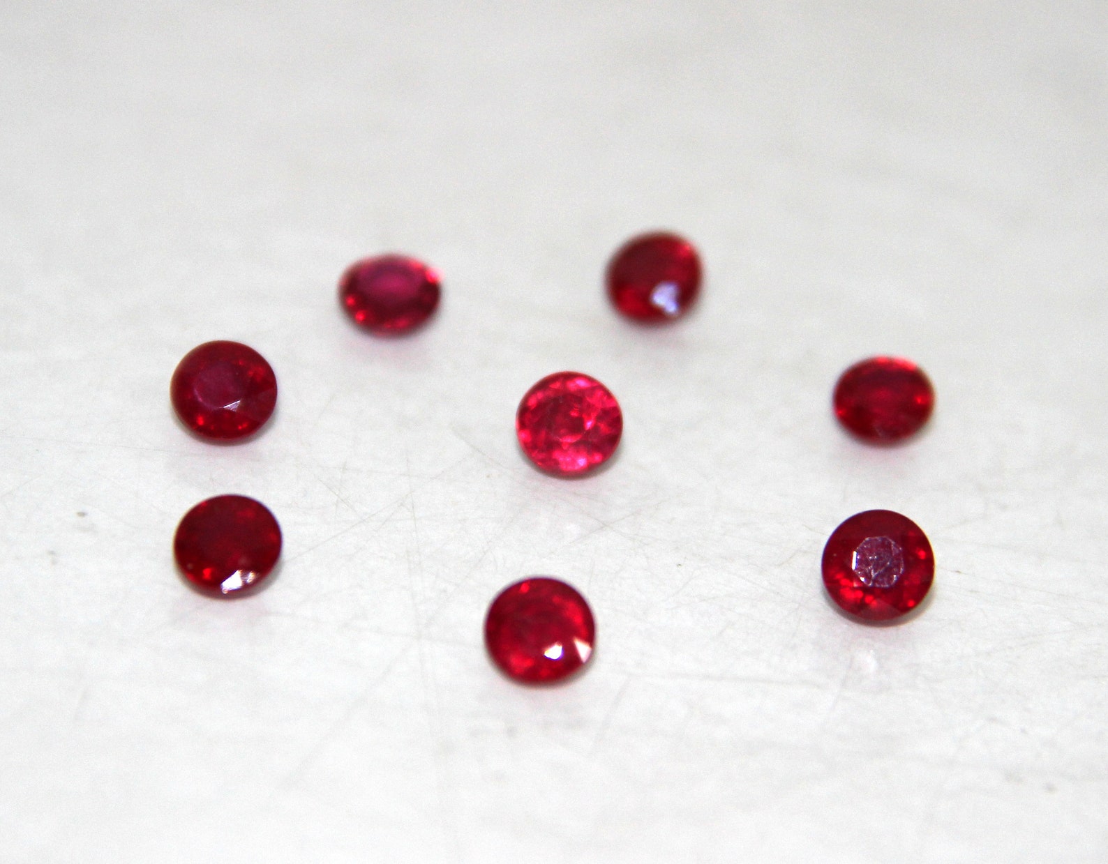 6 Mm Natural Ruby Cut Stone Faceted Ruby Cut Stone Ruby | Etsy