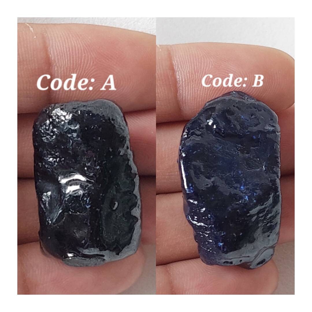 Large Royal Blue Sapphire Rough Stone: September Birthstone - Etsy