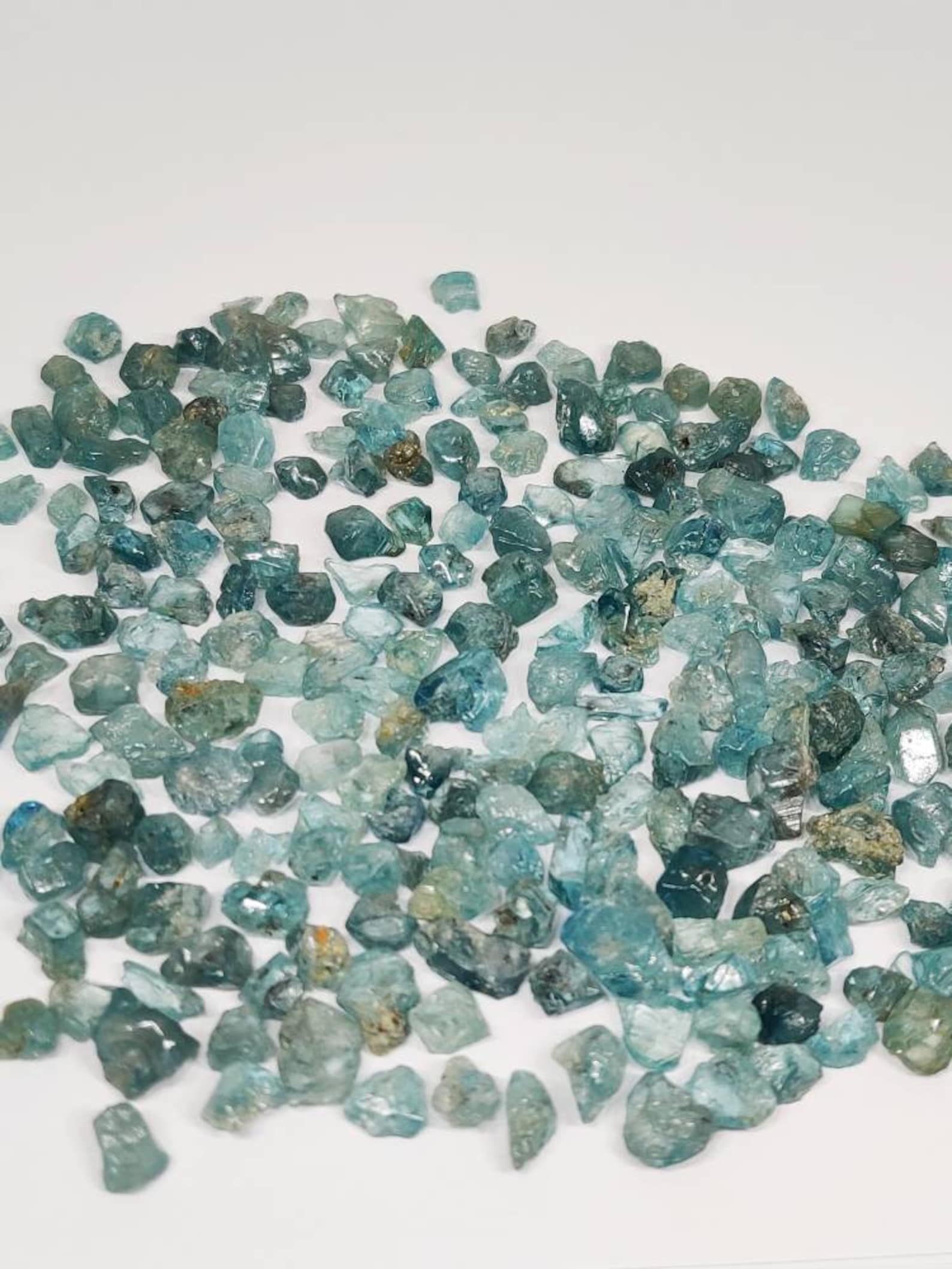 5-12 Mm Raw Blue Zircon/ Zircon for Jewelry/natural | Etsy