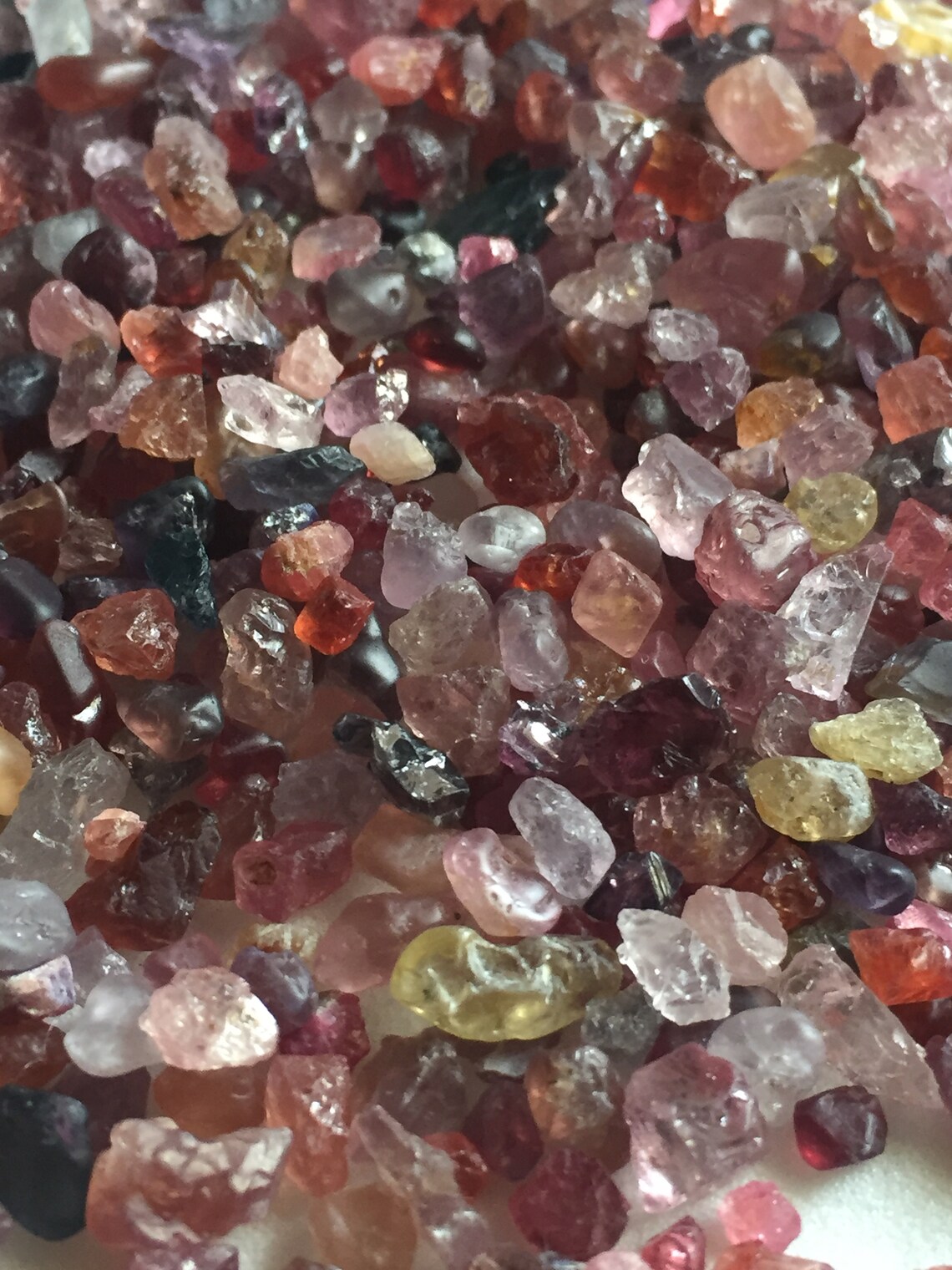 50 Pieces Natural Multi Spinel Raw/multi Spinel Rough/multi Spinel ...