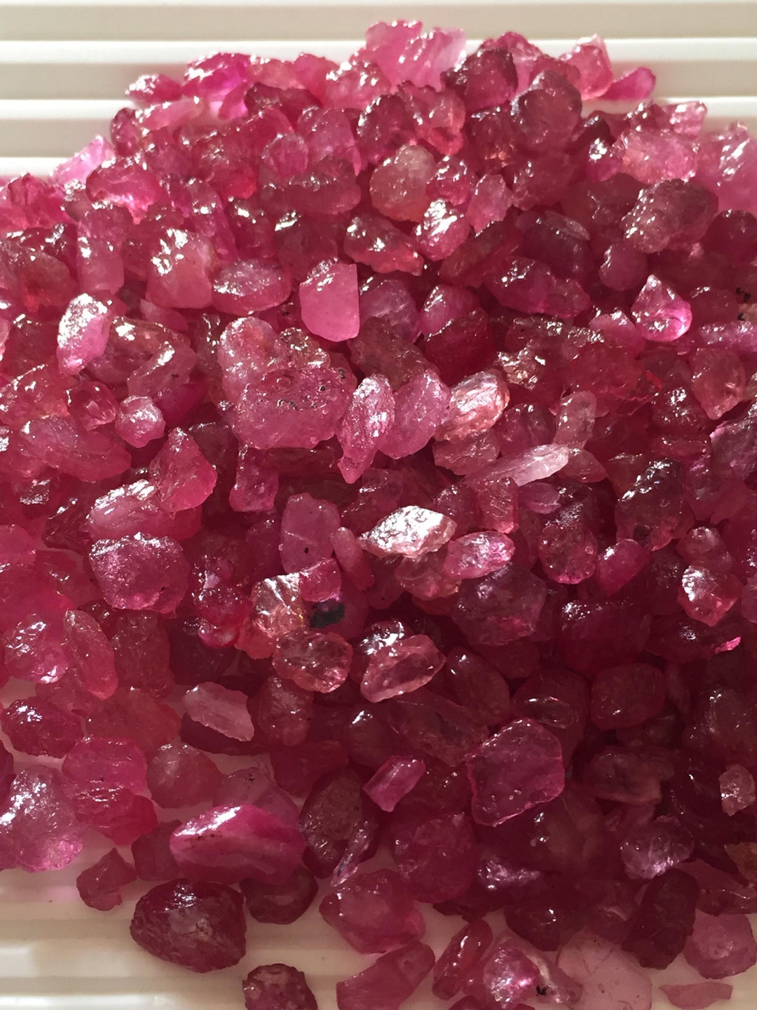 20 Pieces Genuine Ruby Rough ruby Gemstone ruby Rough Raw Pink Ruby ...