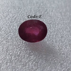 Natural Faceted Thai Cut Ruby Gemstone Oval Shape/ruby Gemstone/oval ...