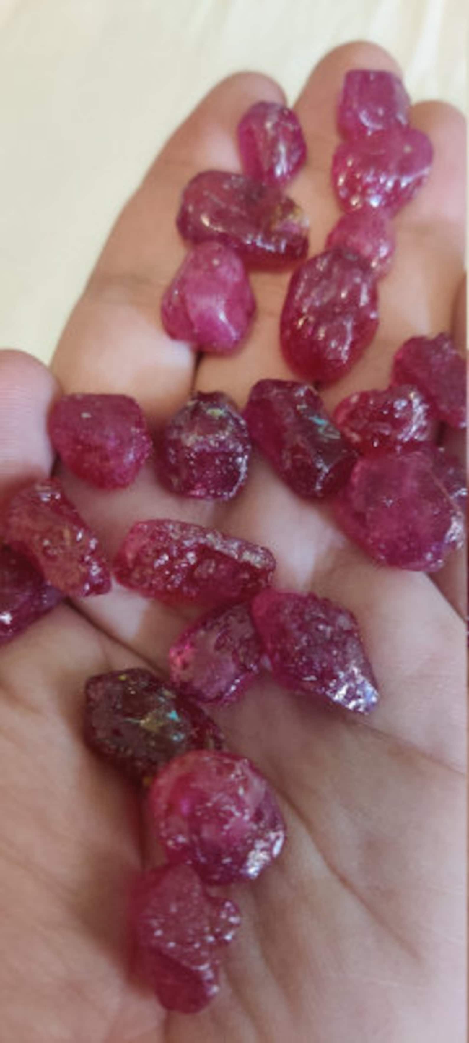 Extra Largeaaa Natural Pink Red Ruby Roughruby Rough | Etsy