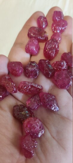 Extra Largeaaa Natural Pink Red Ruby Roughruby Rough | Etsy