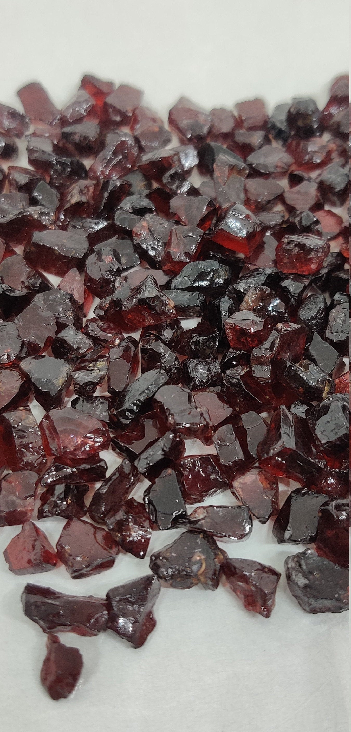 25 Pieces AAA Natural Red Garnet Raw/garnet Gemstone | Etsy