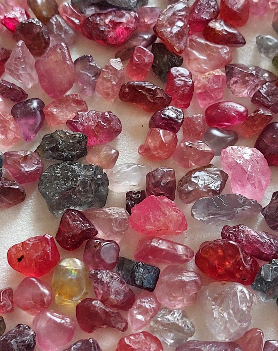 20 Pieces 5-11 Mm Multi Spinel Gemstone Rough/multi Spinel Burma/raw ...