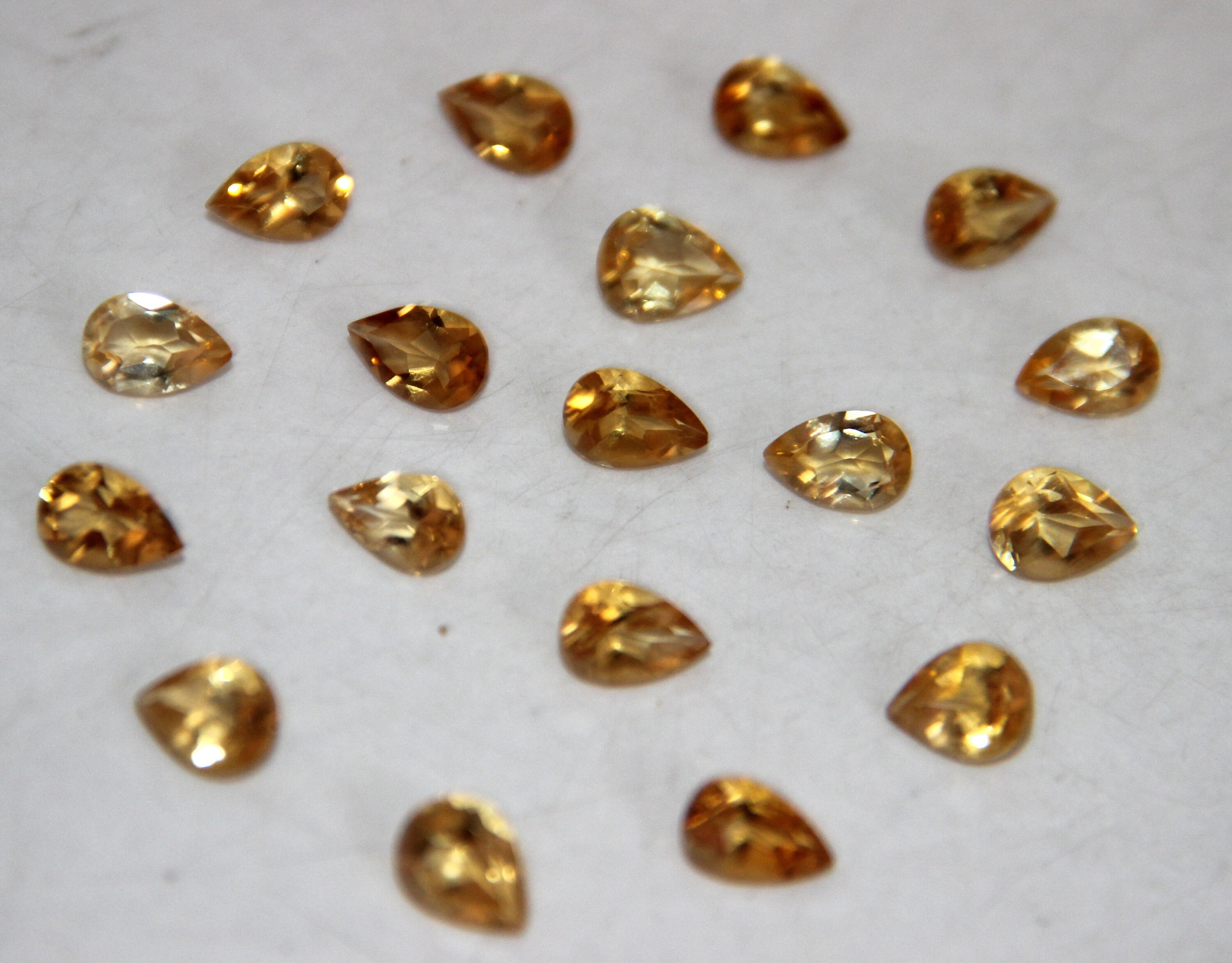 6x9 MM Natural Citrine Cut Stone Faceted Citrine Cut Stone | Etsy