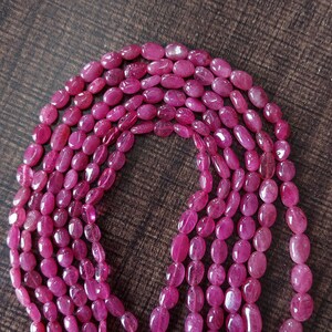 20 AAA Quality Extremely Beautiful Natural Ruby Oval Shape Beads ...