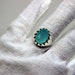 Aqua Chalcedony Ring , Aqua Chalcedony Silver Ring , 925 Solid Sterling ...