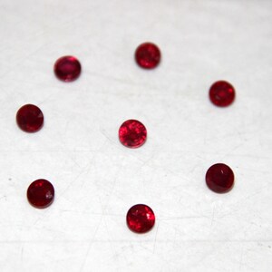 6 Mm Natural Ruby Cut Stone Faceted Ruby Cut Stone Ruby | Etsy