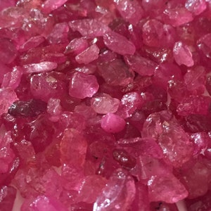 20 Stück Echter Rubin Rohstein ~Rubin Edelstein ~Rubin Rohstein ~Robin ...