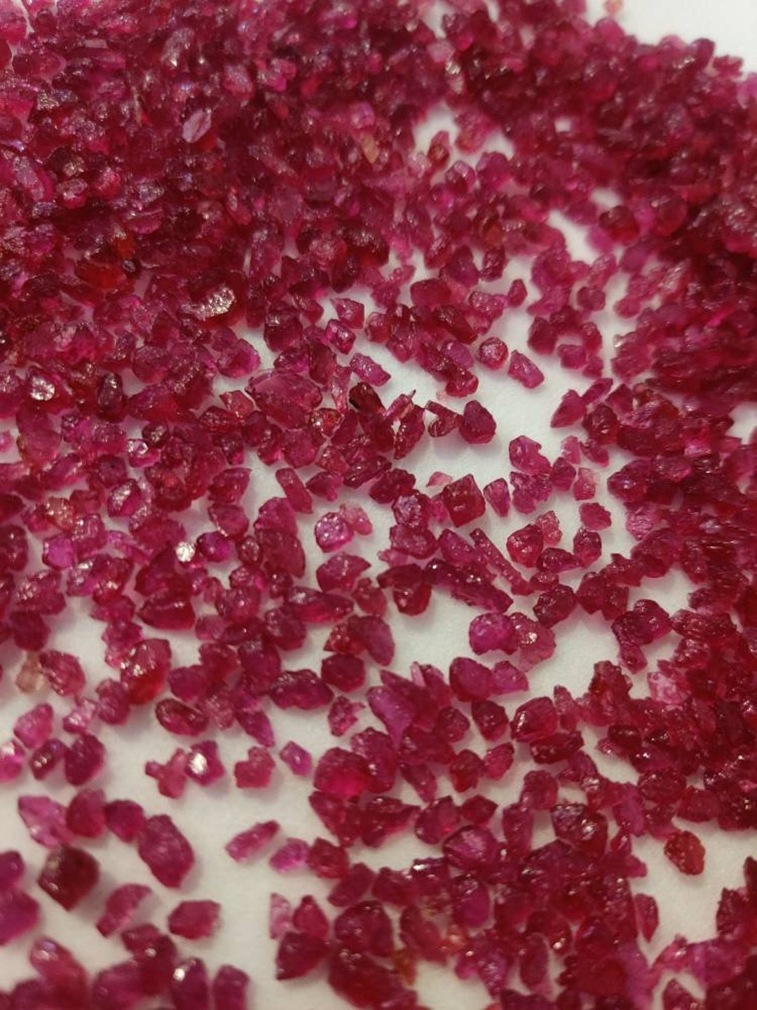 50 Pieces Precious Ruby Rough/ruby Raw/red Pink Ruby/ruby Crystal/rocks ...