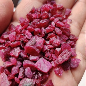 AAA Natural Ruby RoughRuby Gemstone Ruby Raw Red Ruby | Etsy