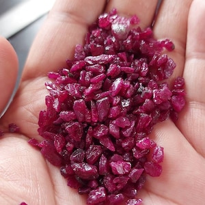 AAA+++ Natural Ruby Rough~ruby Gemstone ~ruby Raw~ Red Ruby Stone ...