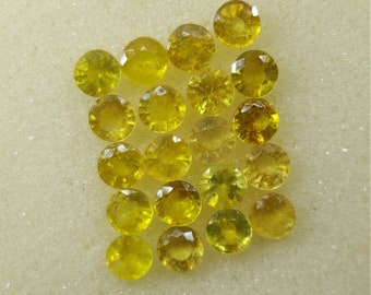 6 Mm Natural Yellow Sapphire Cut Stone Yellow Sapphire | Etsy