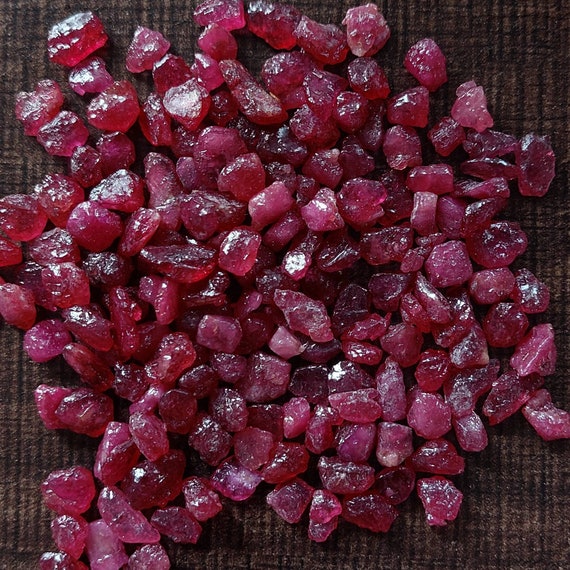 20 Pieces Natural Ruby Rough/ruby Gemstone/ruby Raw/red - Etsy