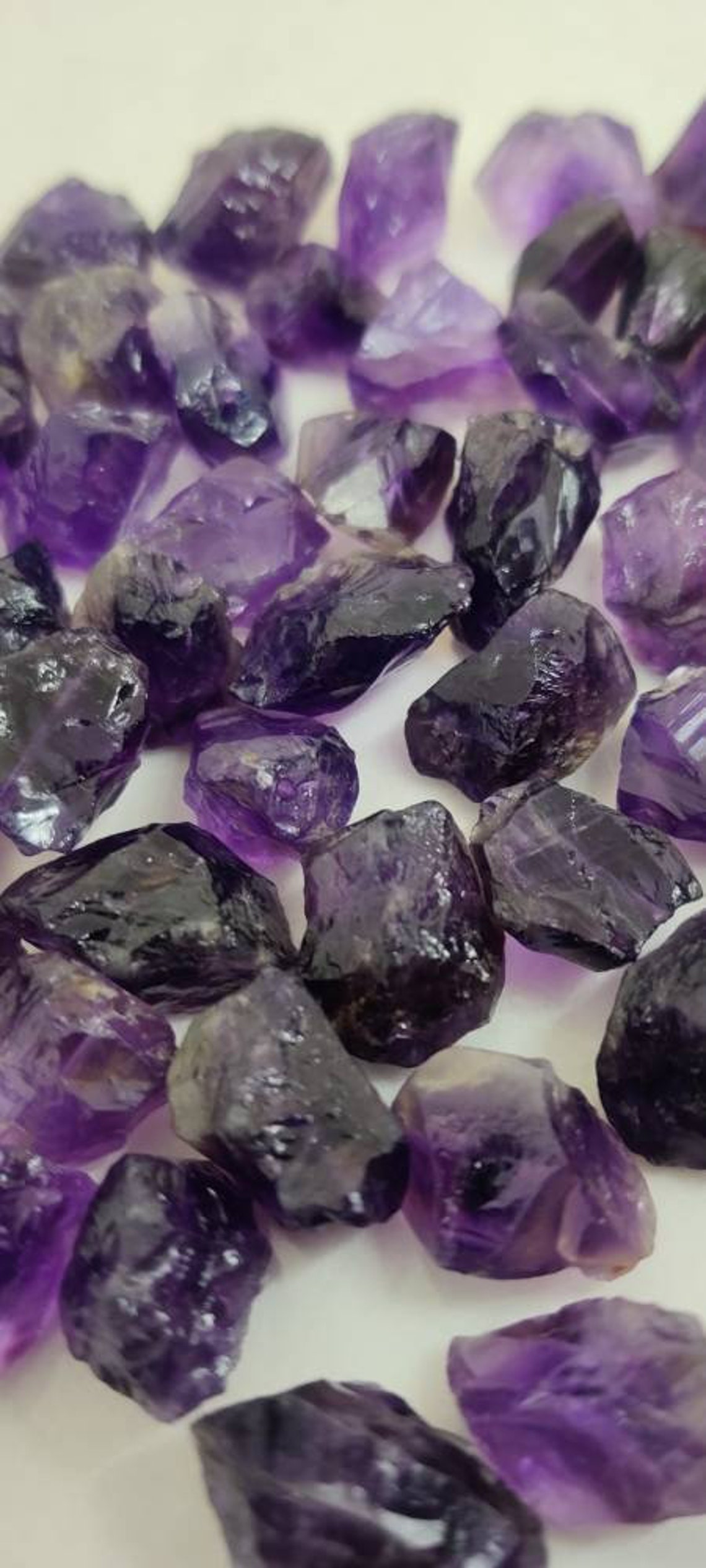 5 Large Amethyst Crystal Raw/deep Blue Amethyst Rough/amethyst - Etsy