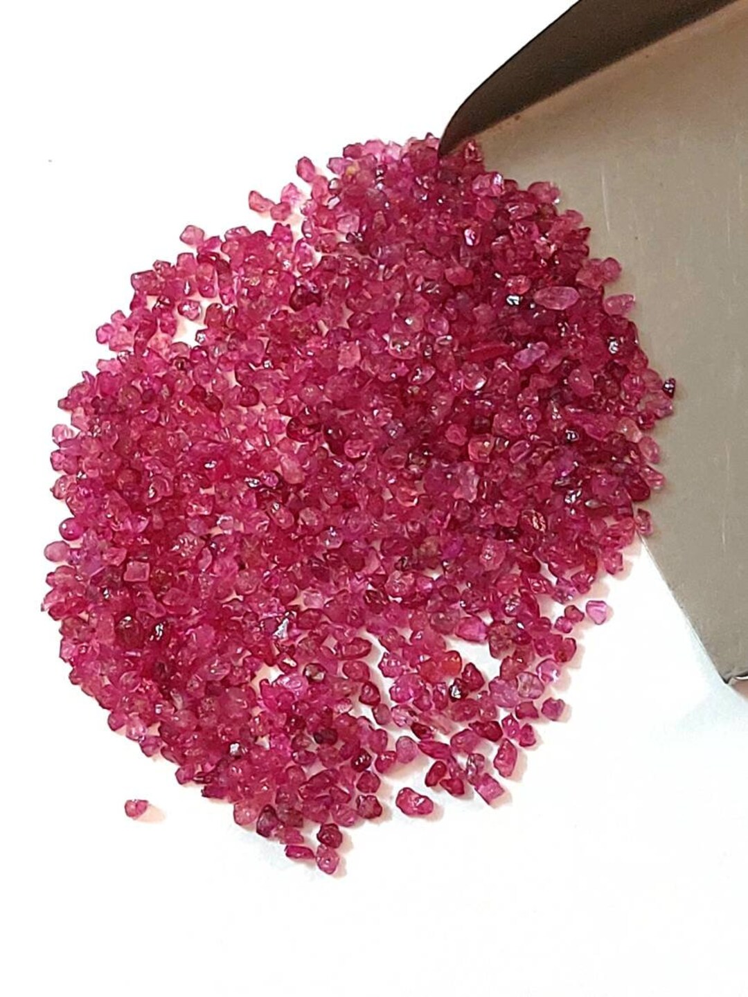 100 Pieces Tiny Natural Burma Ruby Raw /ruby Rough/ruby Crystal Raw/ruby Gemstone Raw/july Birth ...