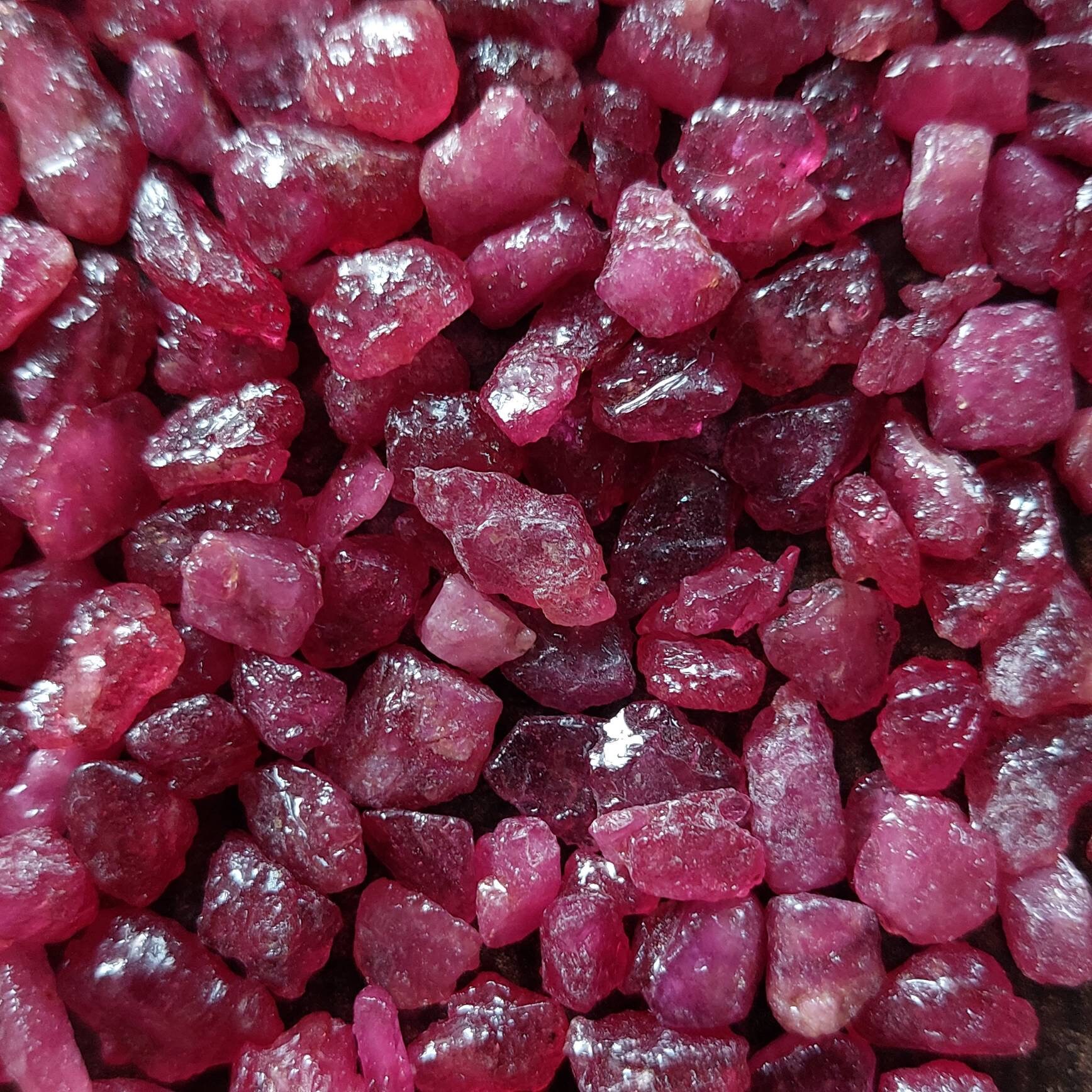 20 Pieces Natural Ruby Rough/ruby Gemstone/ruby Raw/red - Etsy