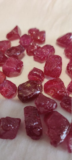 Extra Largeaaa Natural Pink Red Ruby Roughruby Rough | Etsy