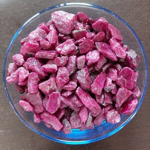 AAA+++ Large Natural Ruby Rough~ruby Gemstone ~ruby Raw~ Red Ruby ...