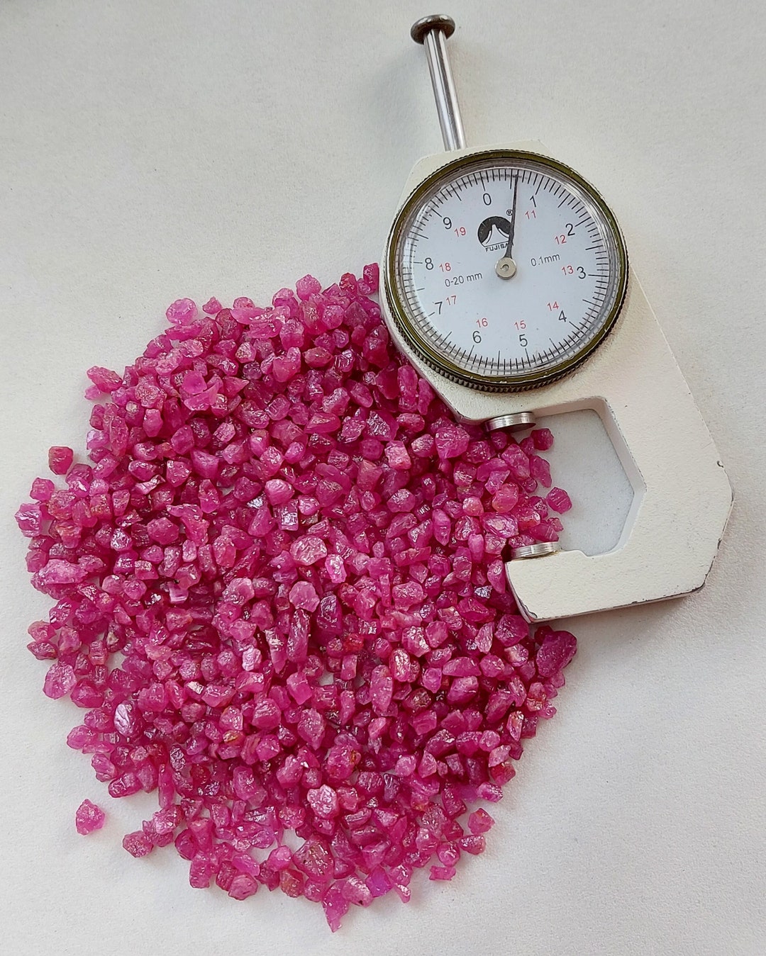 Heated Ruby Rough: Red-pink Gemstone, July Birthstone (20 Pieces, 3-5 ...