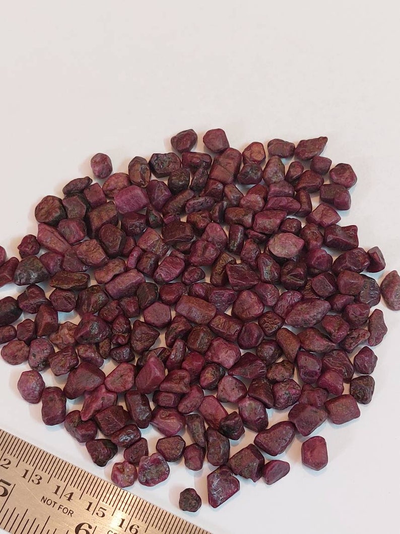 10 Piece Natural Ruby Rough/ruby Gemstone /ruby Raw/red Ruby - Etsy UK