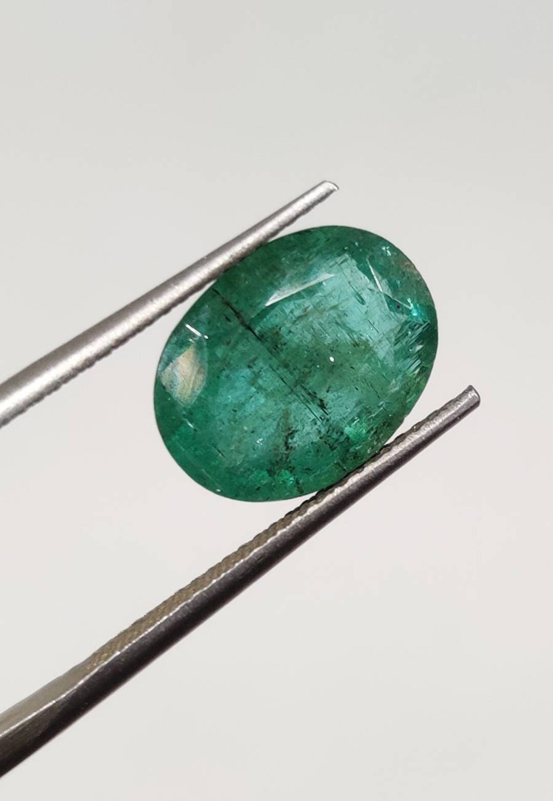 12.5x9.5 Mm Natural Emerald Cut Stone ~zambian Emerald ~faceted Emerald ...