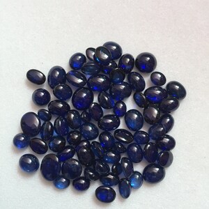 AAA+++ Natural Blue Diffusion Sapphire Cabochon ~oval Shape Diffusion ...
