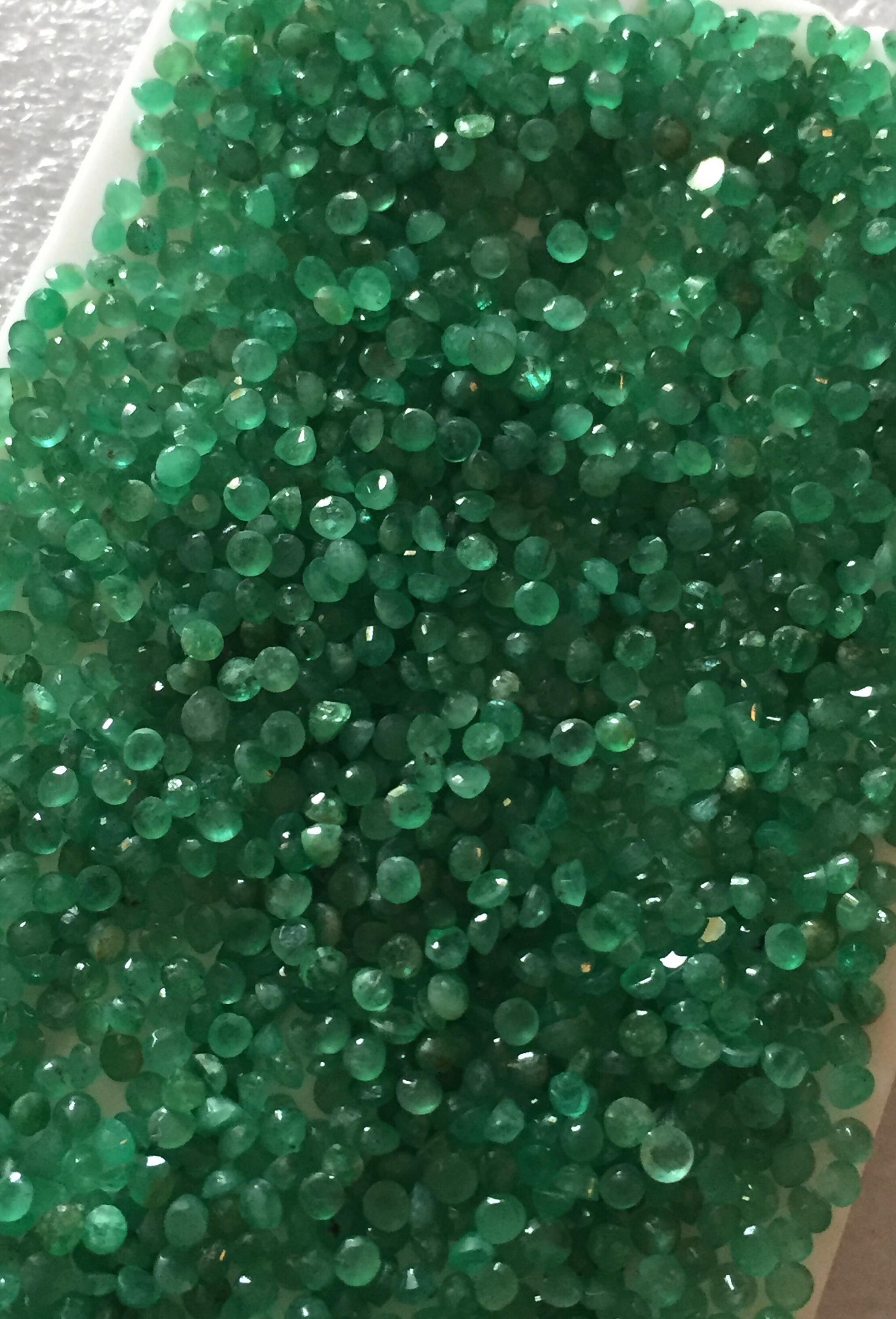 2 Mm Natural Emerald Stone Emerald Cut Stone Faceted Cut - Etsy