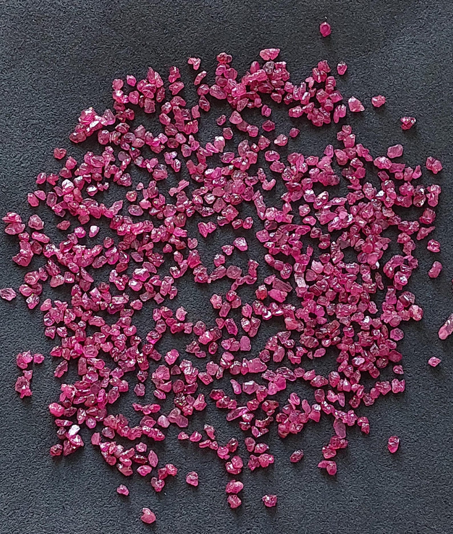 100 Red Ruby Rough Stones: 3-5mm Loose Gemstones / 1818 - Etsy