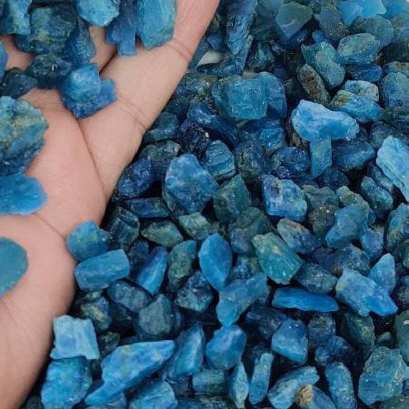 Neon Blue Apatite - Etsy