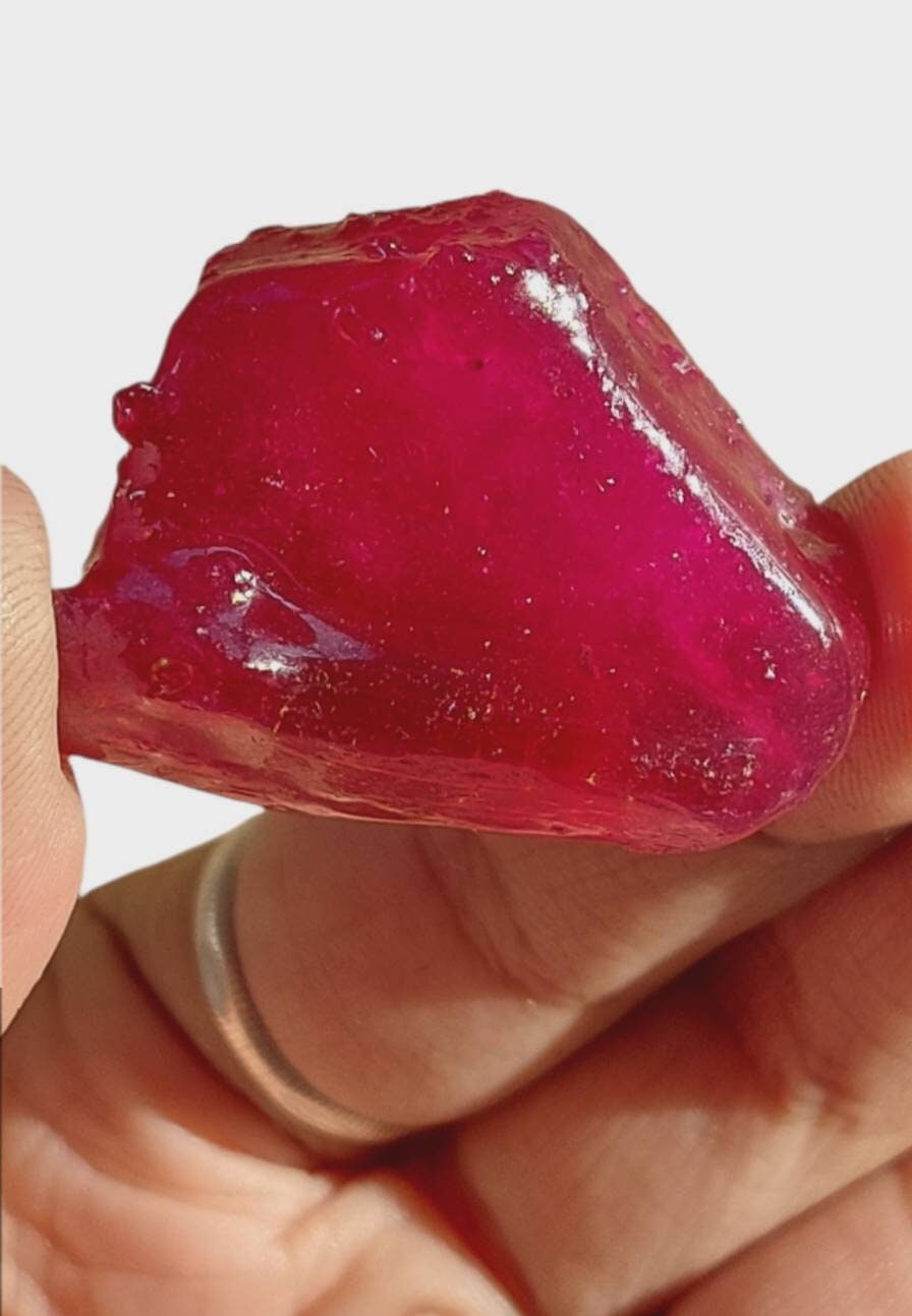 Superb Extra Large Natural Red Ruby Roughruby Rough Stoneraw | Etsy