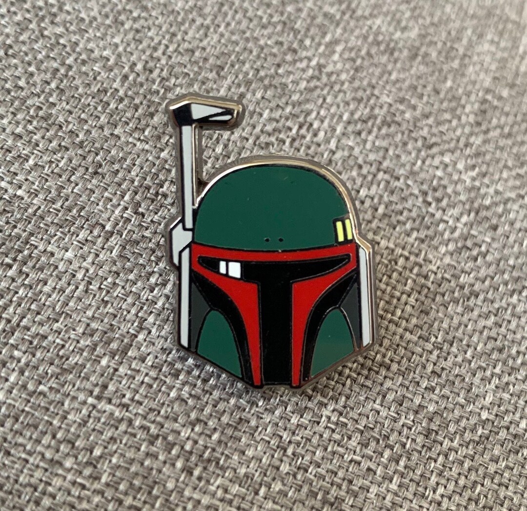 Boba Fett Bounty Hunter Green Helmet Pin – Hard Enamel Collectible ...