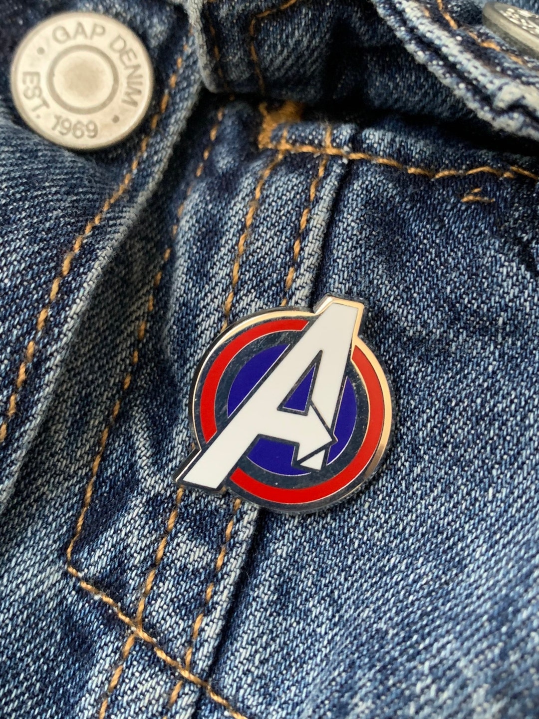 Superhero A Emblem Legends Hard Enamel Pin – Metal Comic Badge for ...