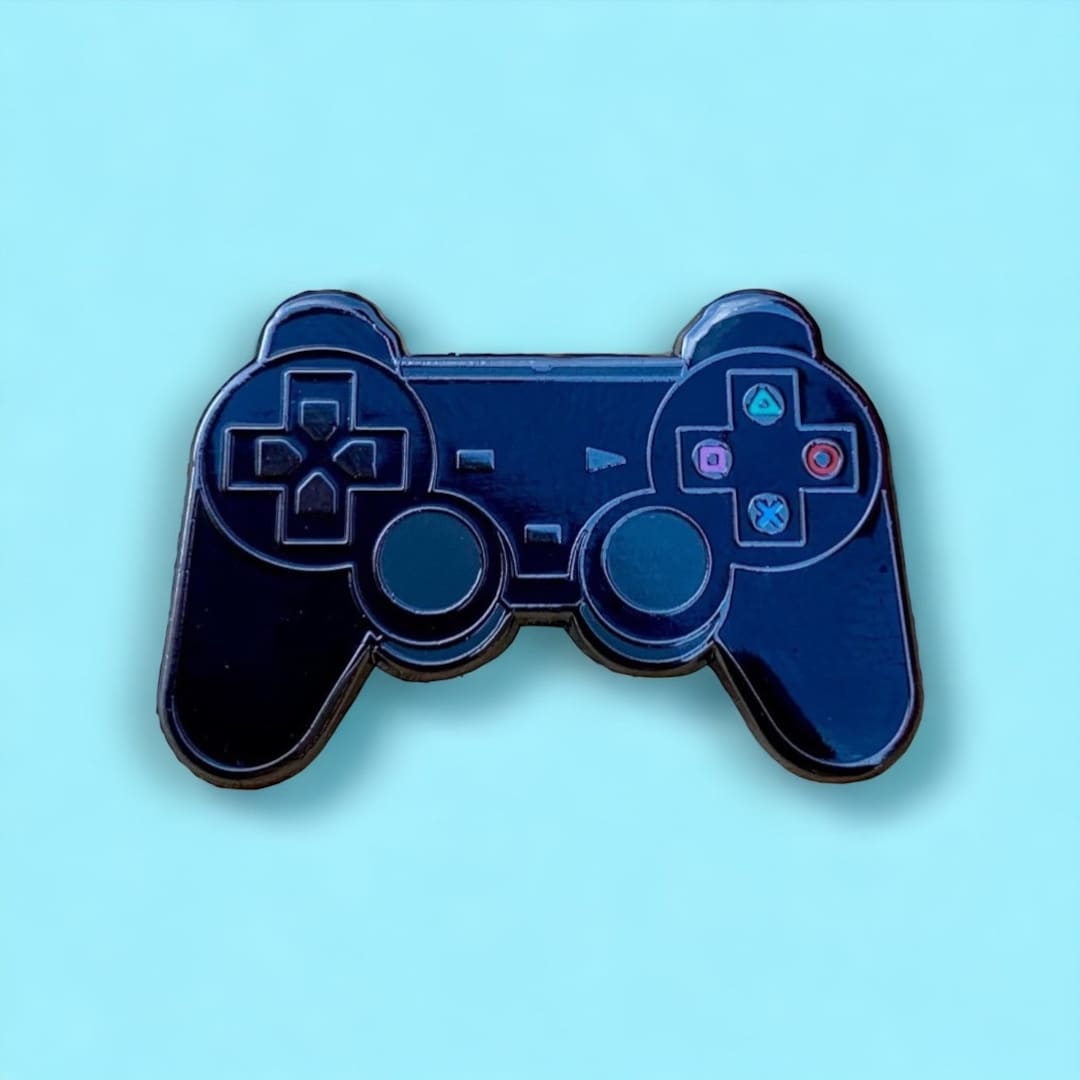 Retro Console Controller Hard Enamel Pin – Video Game Lapel Badge for ...