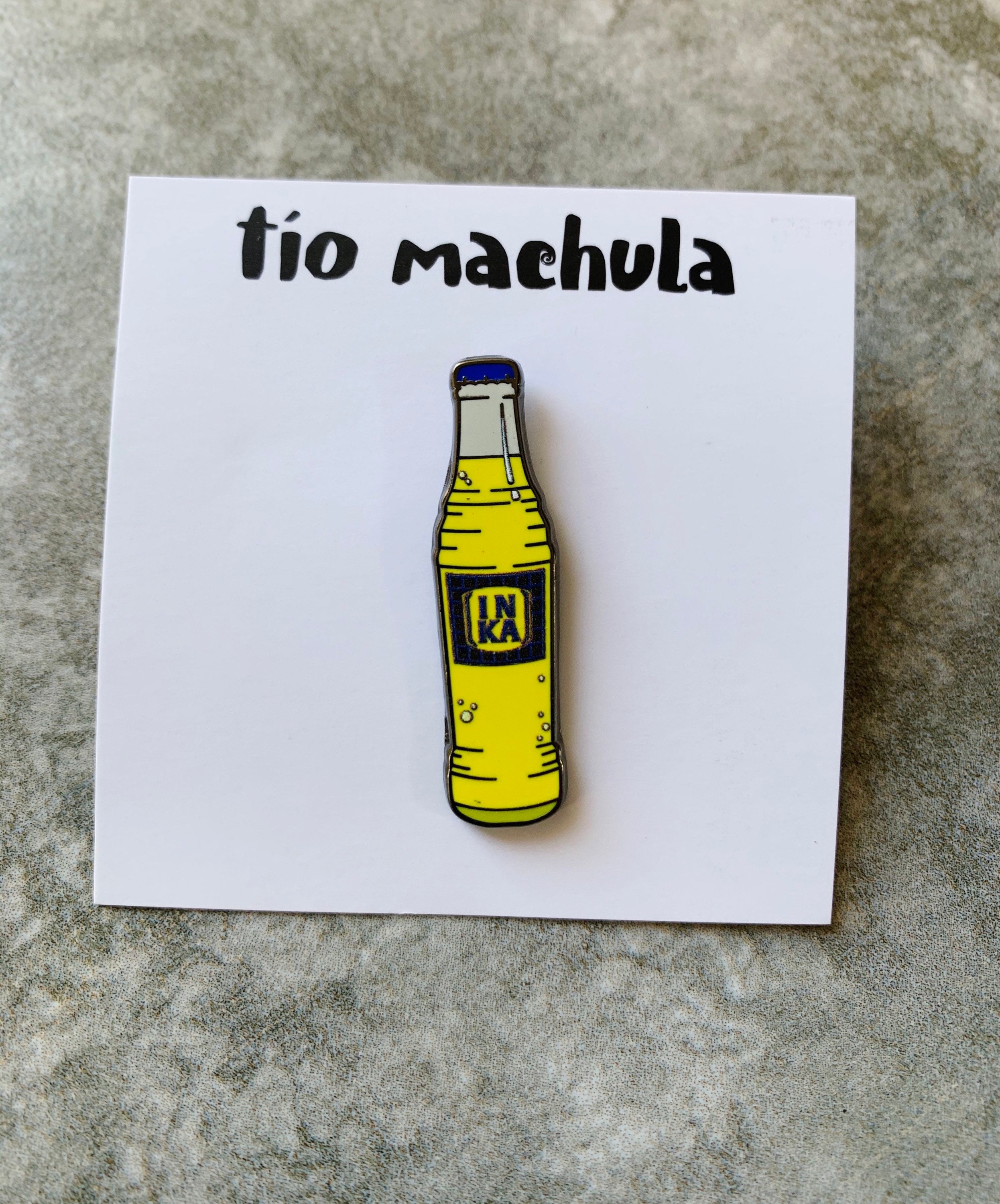 Peru Art Peruvian Inca Kola Soda Cola Bottle Hard Enamel Pin - Etsy