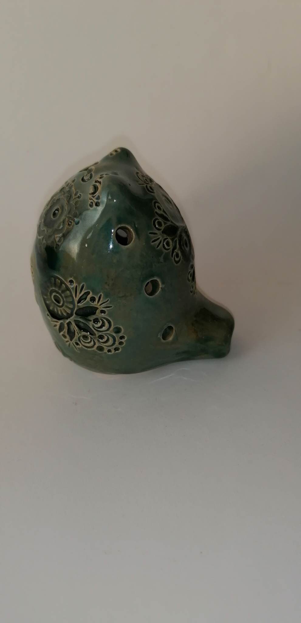 Ocarina, Whistle, Owl, Ceramic, Musical Instrument, Bird, Gift - Etsy