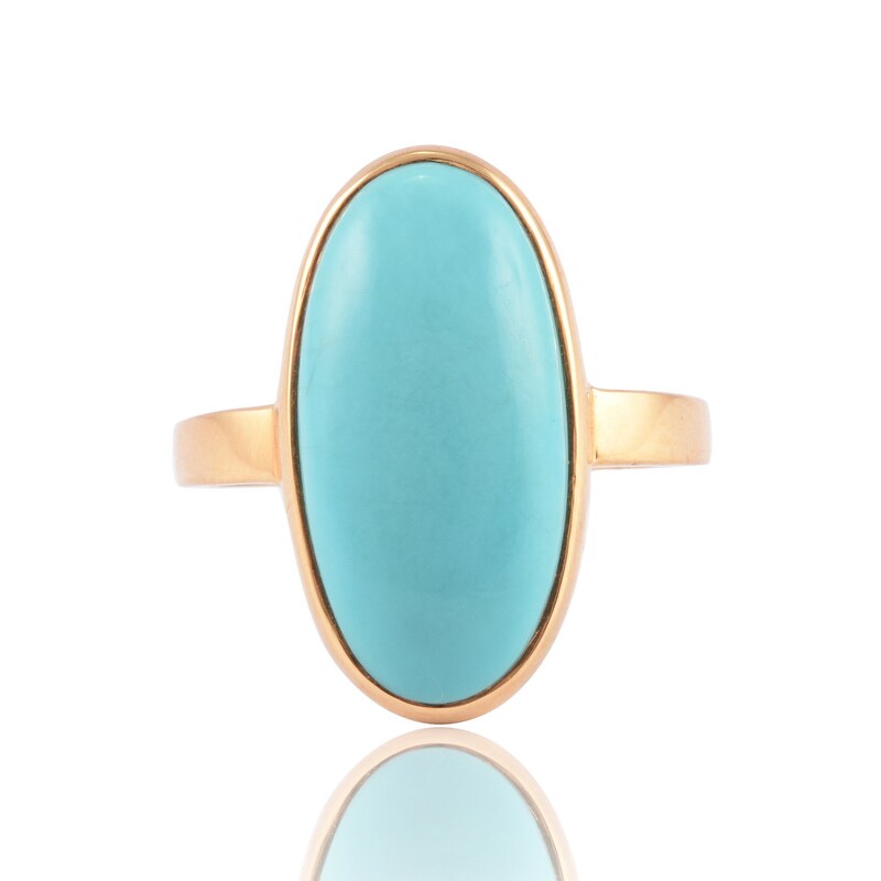Turquoise Gold Ring - Etsy