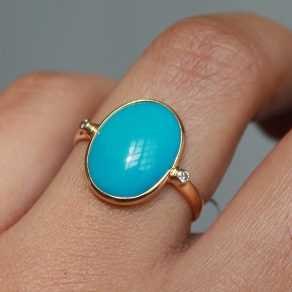 Turquoise Ring Gold - Etsy